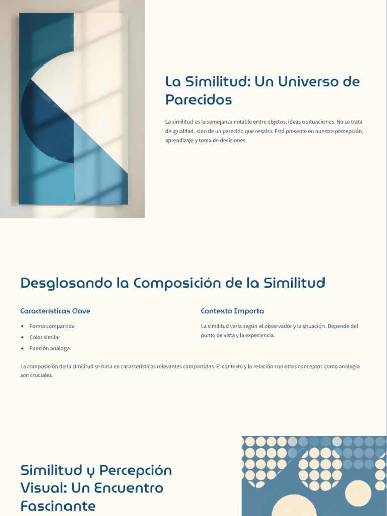 La Similitud - Un Universo de Parecidos | PDF | Analogía | Percepción