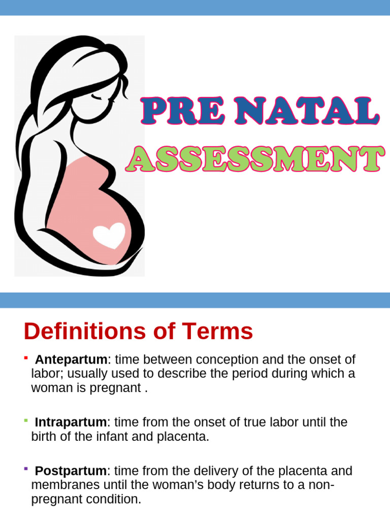 PRENATAL_ASSESSMENT_1 | PDF | Pregnancy | Prenatal Development