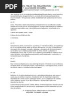 Reglamento Administración y Control de Bienes Del Sector Público | PDF | Regulación | Justicia