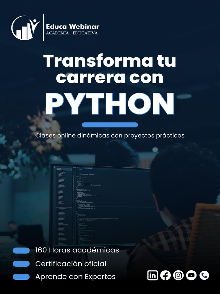 Brochure Python Completo V5 | PDF | Python (lenguaje de programación) | Desarrollo web