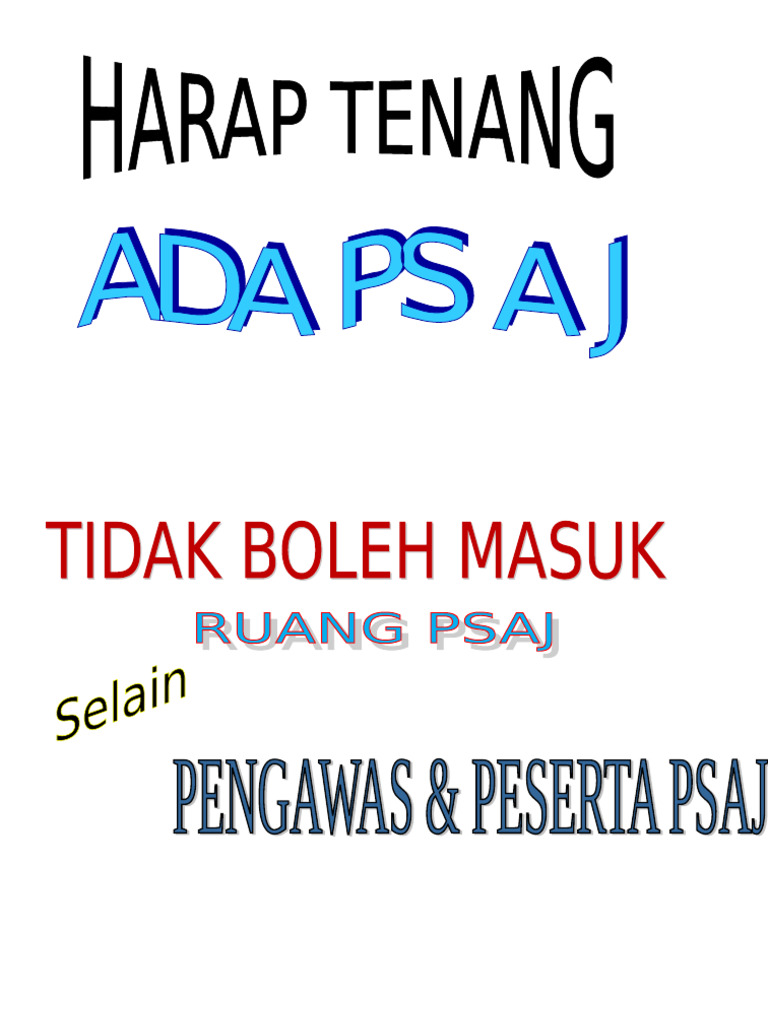 +harap Tenang | PDF
