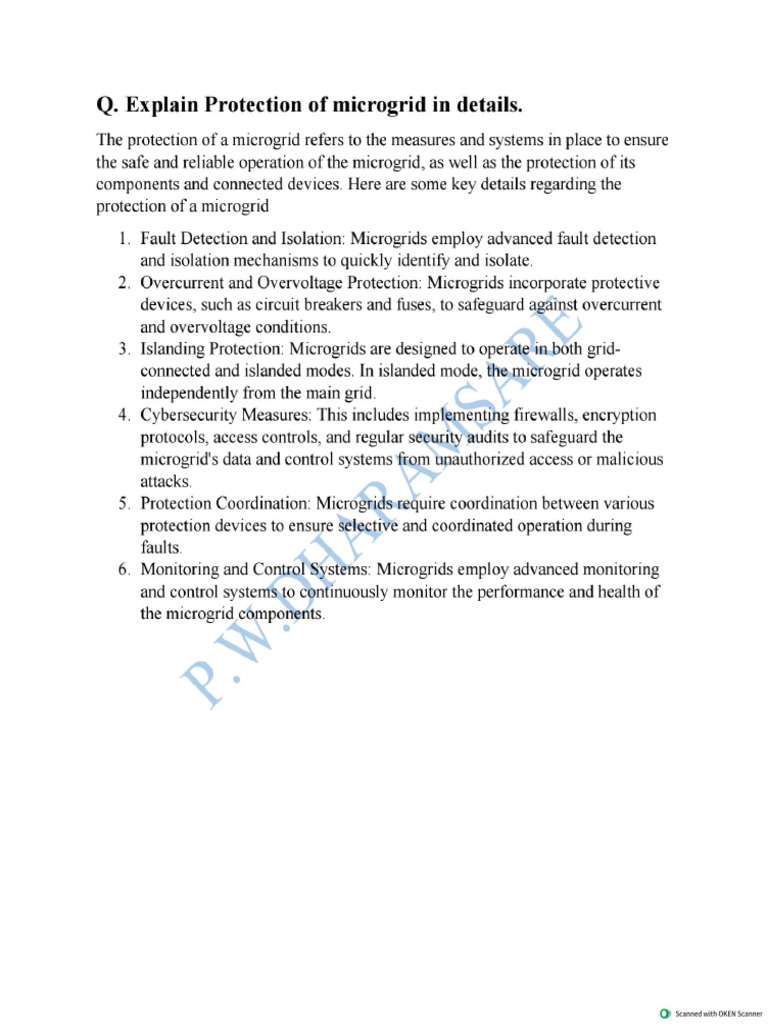 5) Protection of Microgrid | PDF