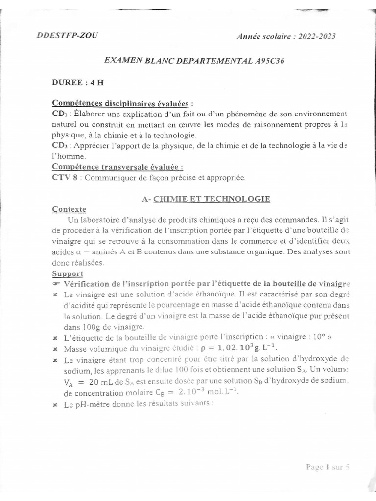 EB34 PCT - BAC - D - Blanc - Zou - 22-23 | PDF