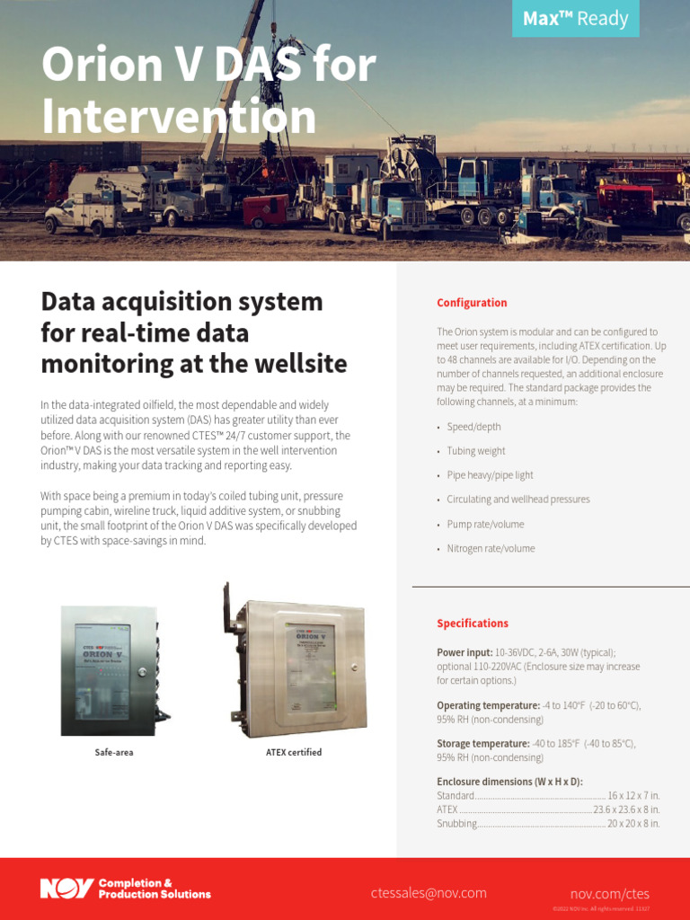 Orion V DAS for Well Intervention | PDF | Programmable Logic Controller ...