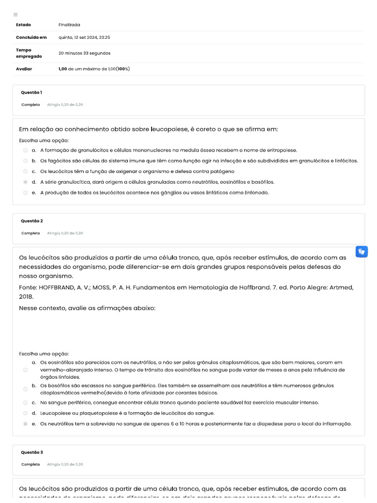 AOP2 Hematologia | PDF