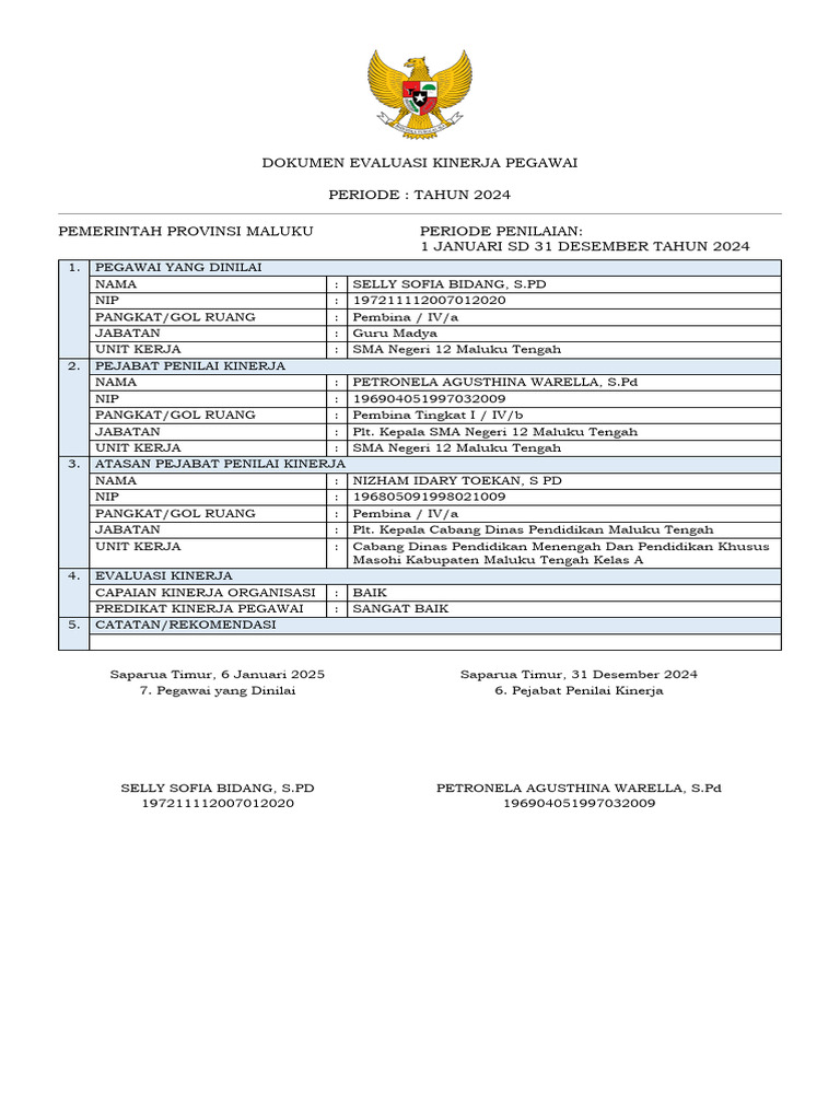 Rhk Ibu Sely 2024 | PDF
