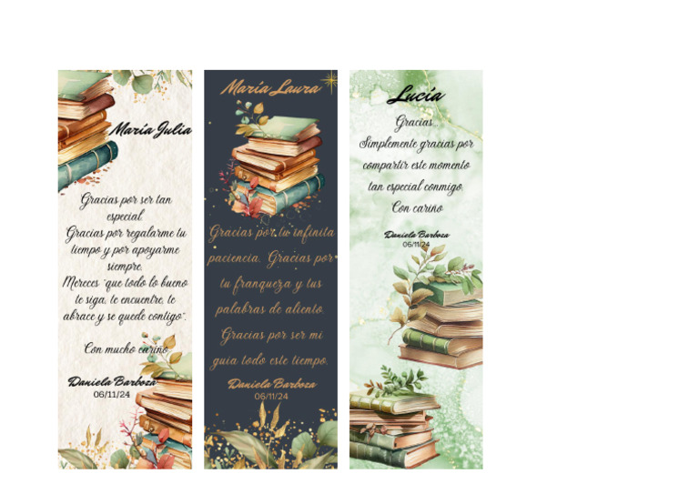 Marcadores de Libros | PDF