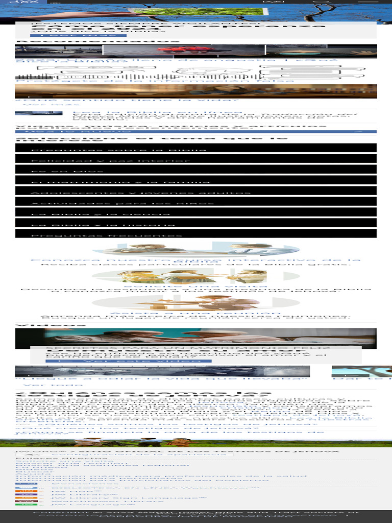 Sitio Oficial de Los Testigos de Jehová JW - Org Español | PDF