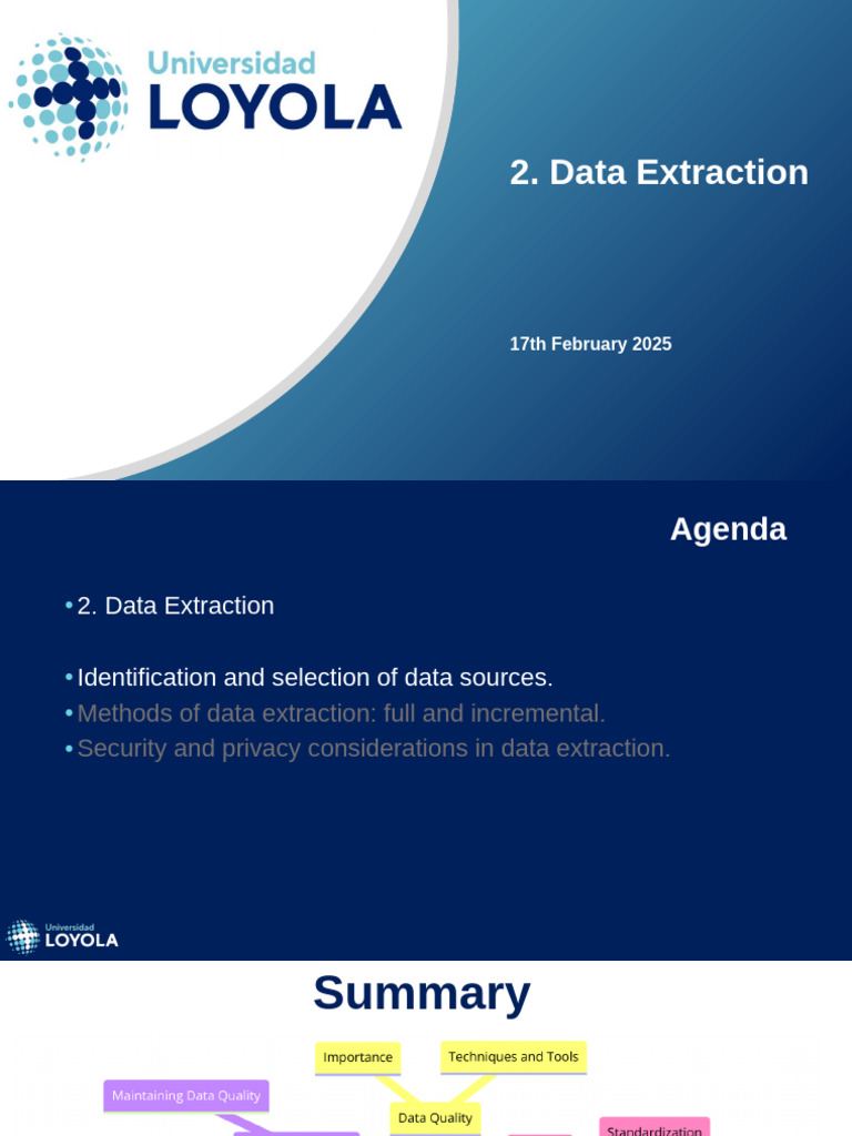 Data Extraction Part1 | PDF | Data Warehouse | Computing