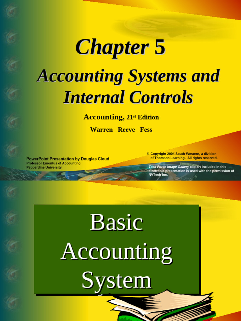 Accounting Systems and Internal Controls | PDF | Debits And Credits ...