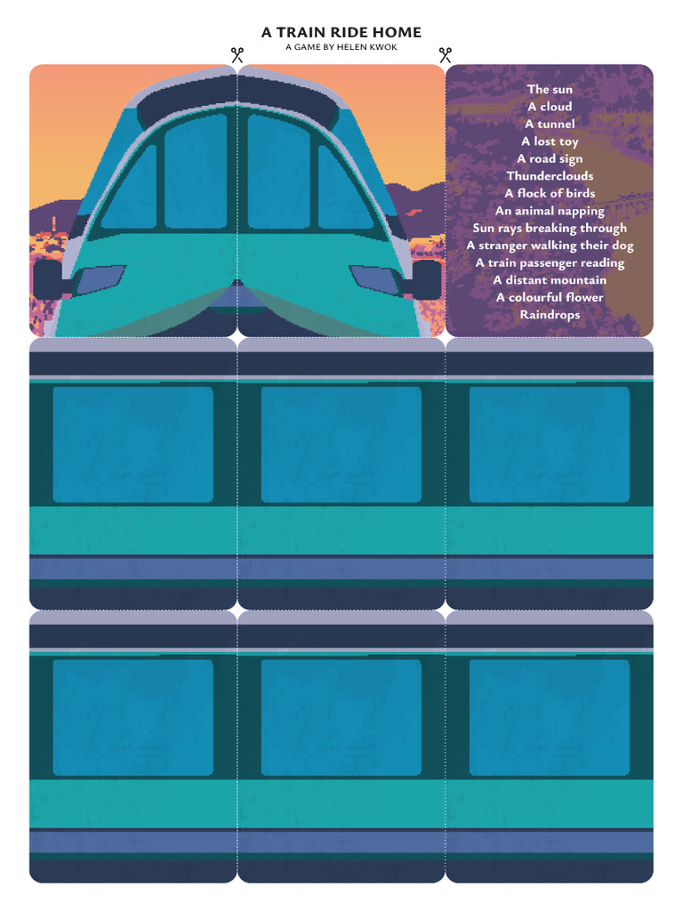 02 A Train Ride Home Print-And-Play | PDF