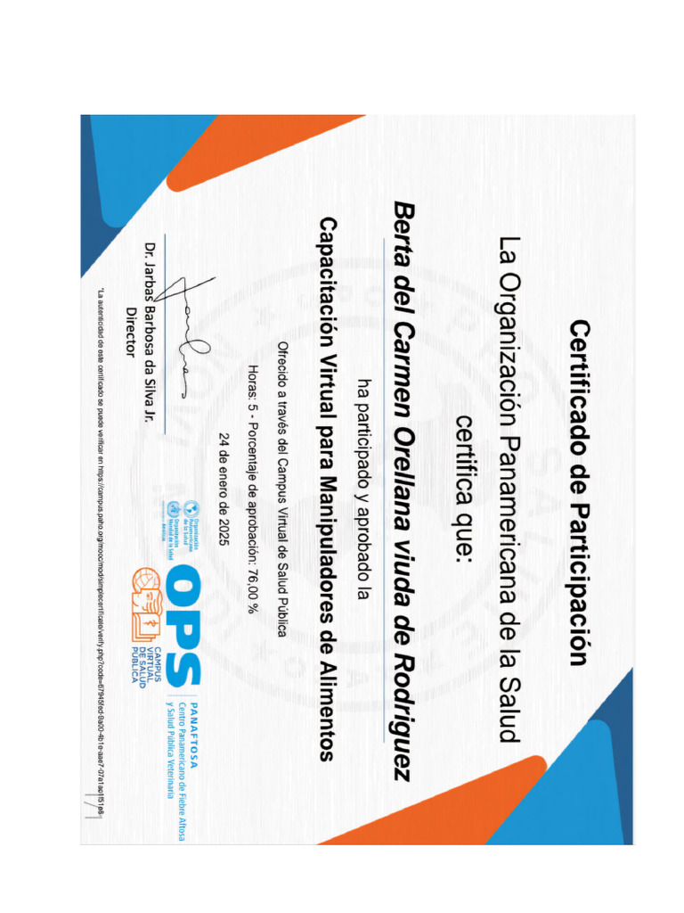 Certificados SRS | PDF