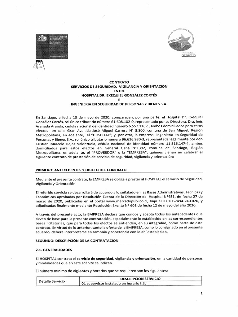 Contrato Firmado | PDF