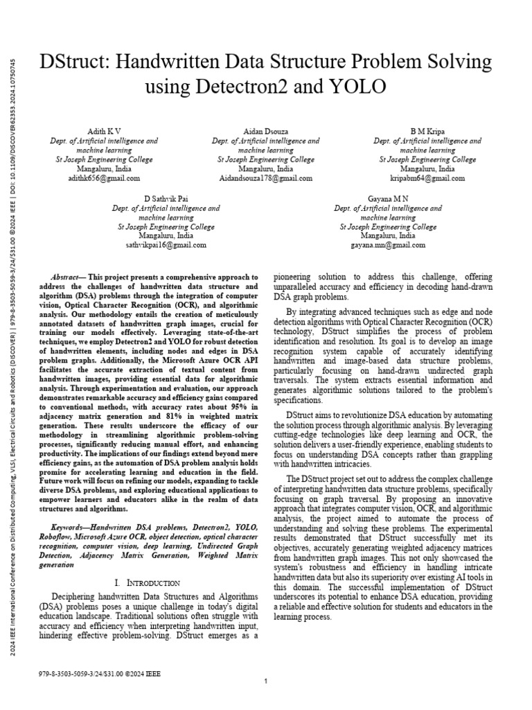DStruct_Handwritten_Data_Structure_Problem_Solving_Using_Detectron2_and_YOLO | PDF | Optical ...