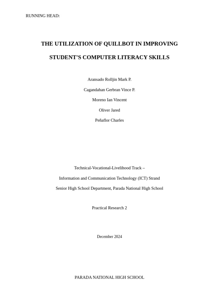 Template PR2 Chapter-I-III Pascal | PDF | Learning | Cognition