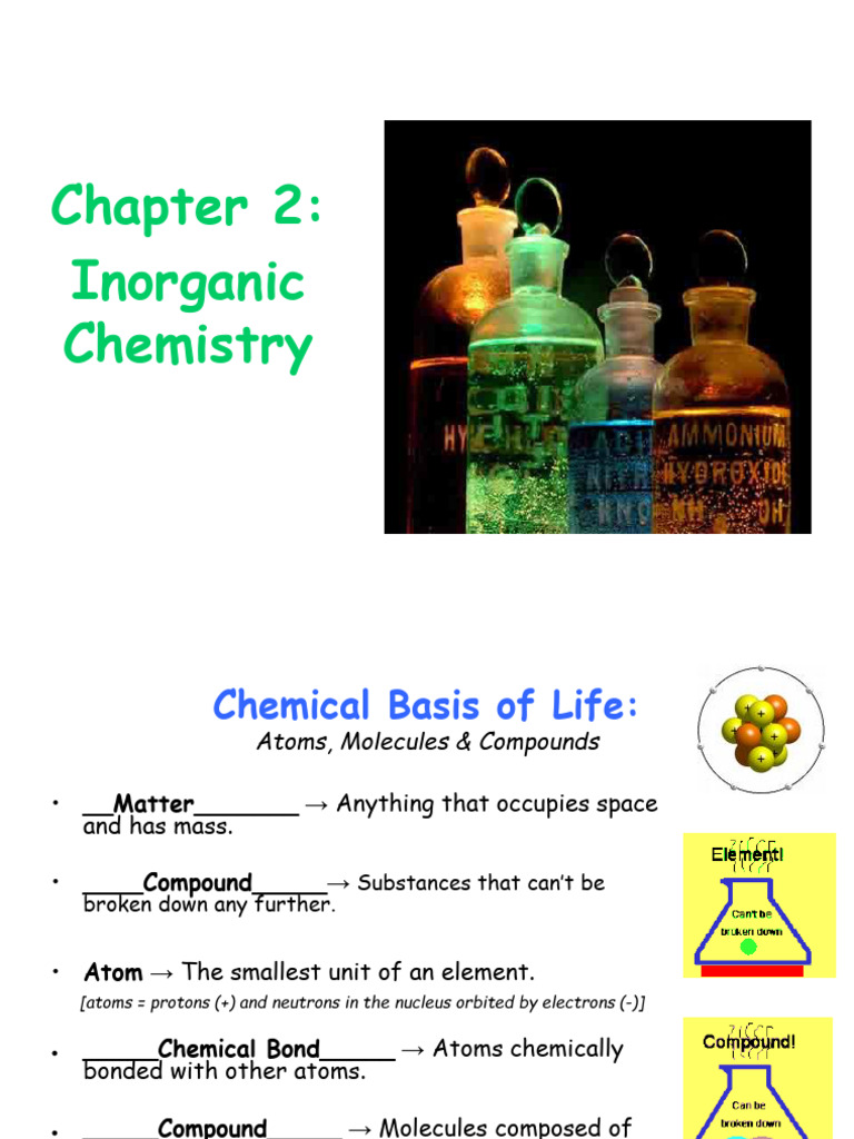 Inorganic Chemistry: Atoms and Bonds | PDF | Chemical Bond | Acid