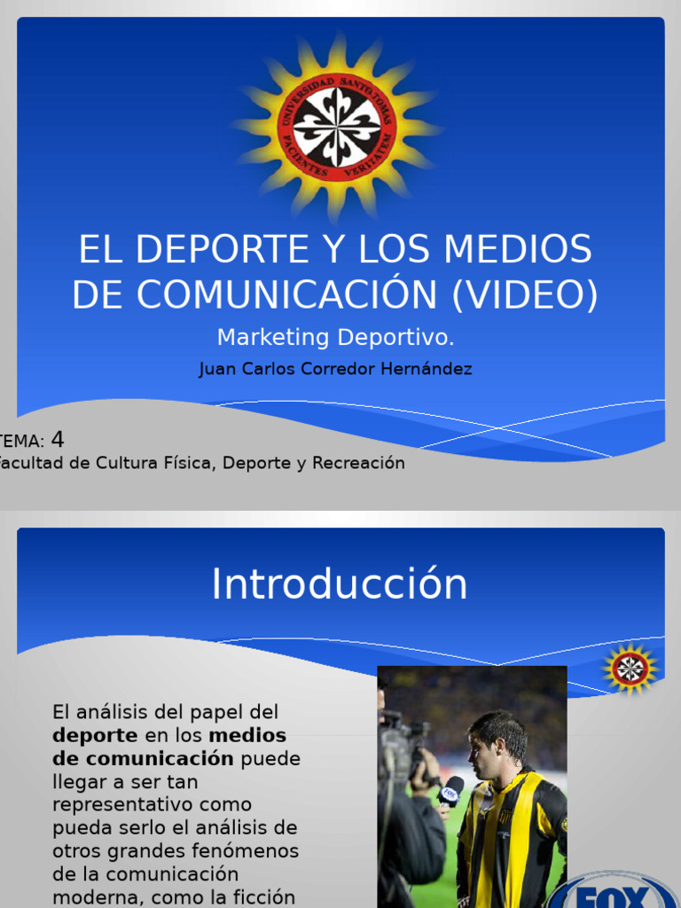 4.el Deporte y Los Medios de Comunicación (Video) | PDF | Licencia ...