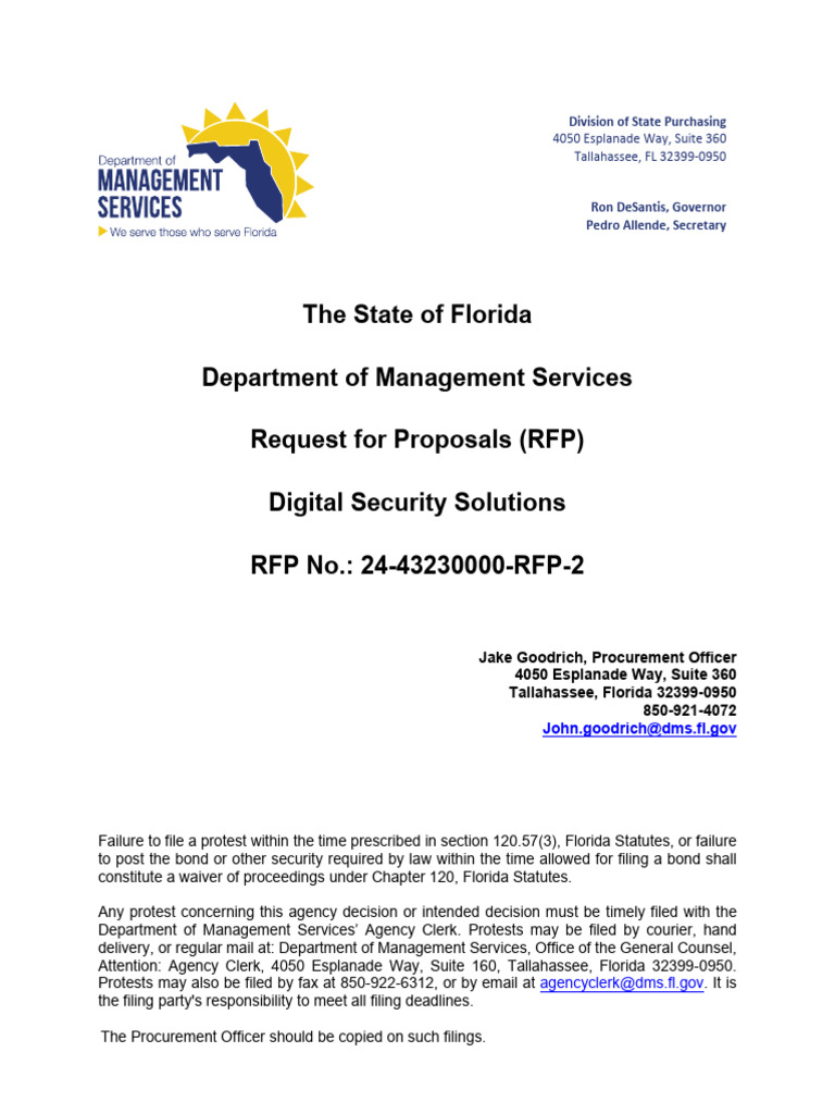 Digital Security Solutions RFP | PDF | Computer Security | Security