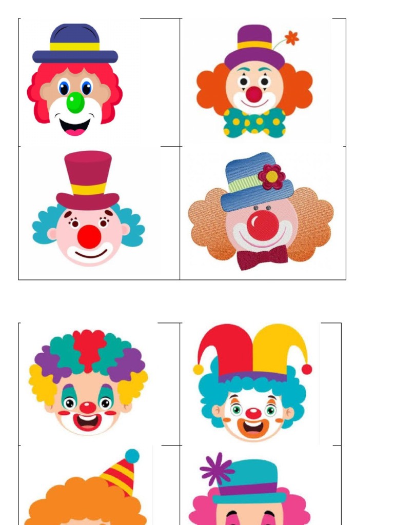 Caritas de Payasos | PDF