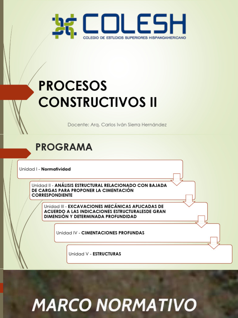 Procesos Constructivos II. 3 - 4 | PDF