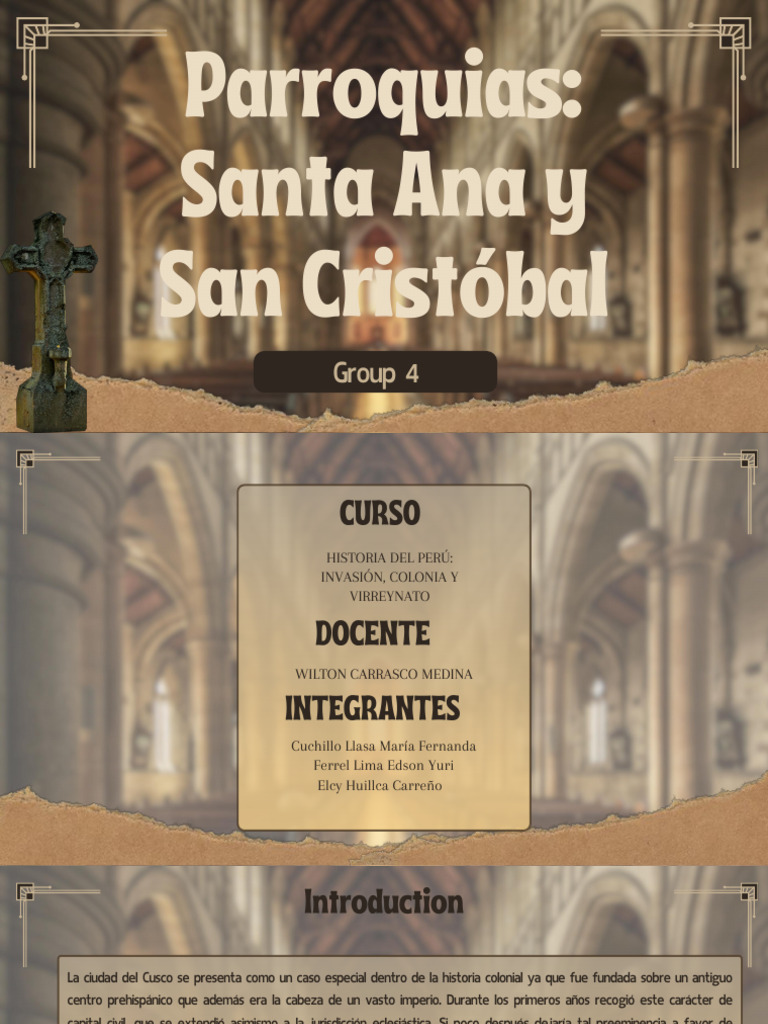 Parroquias Santa Ana y San Cristóbal | PDF | Imperio Inca