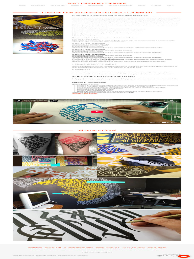 Caligrafía Abstracta | PDF | Dibujo | Caligrafía