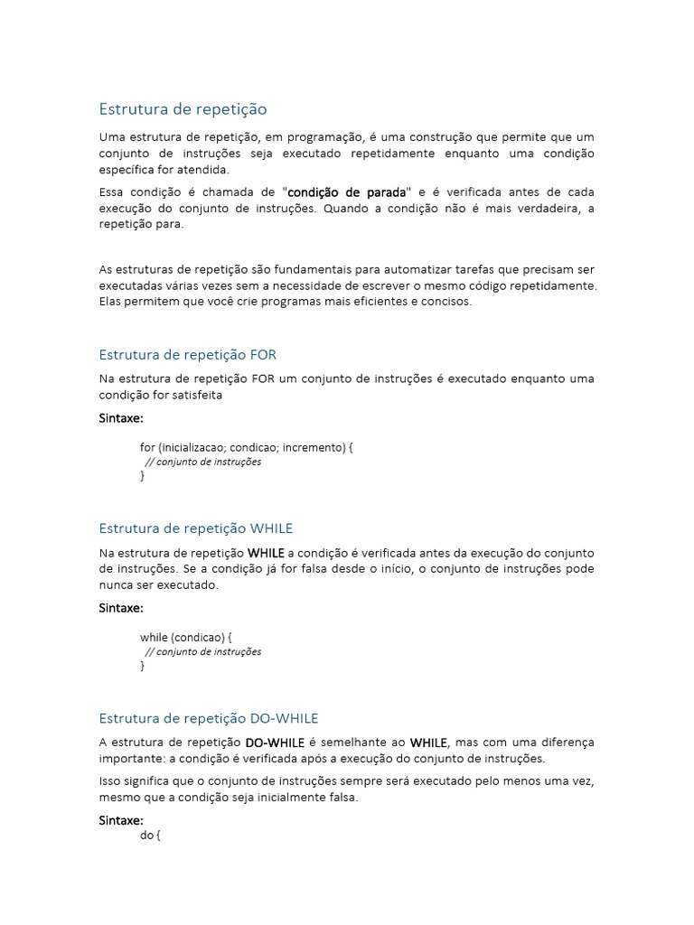 Algoritmo Material-De-Apoio 07 Cópia | PDF | Controle de fluxo | Engenharia de Software