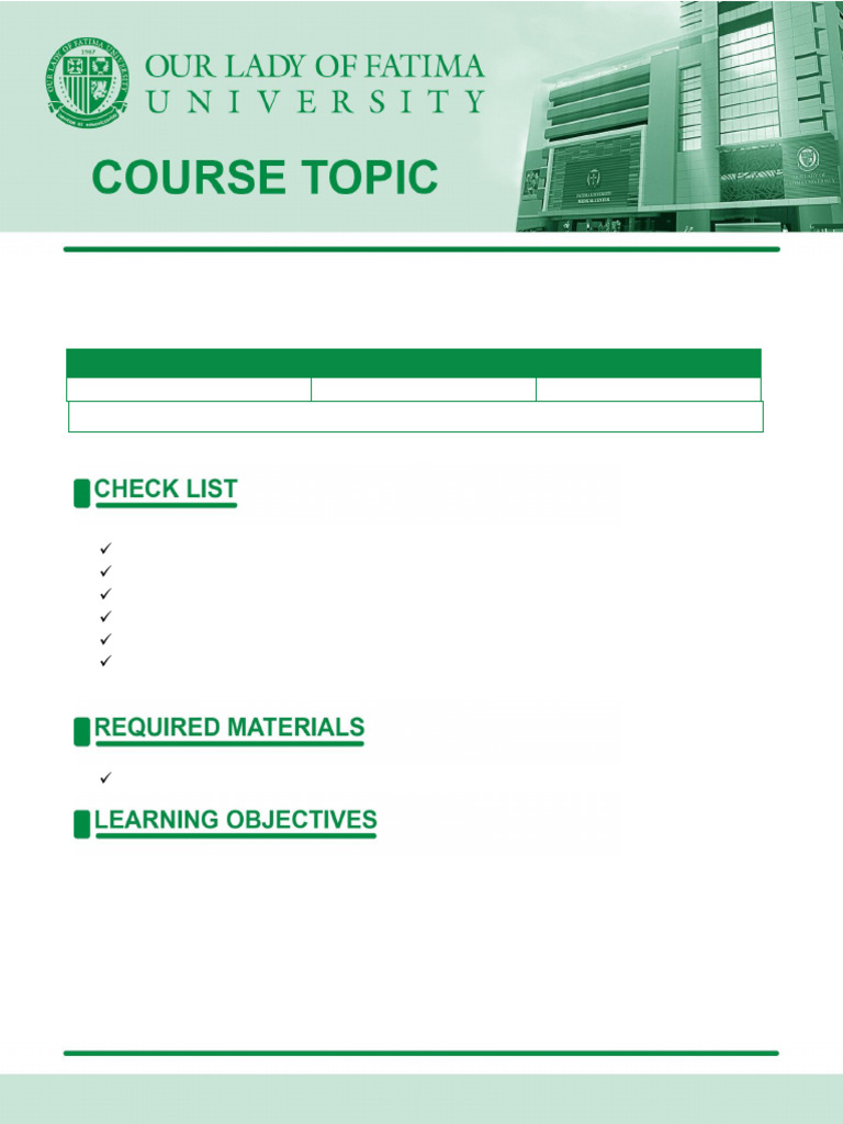 MODULAR FIRST SEMESTER 20-21 - Communicable Nursing New Curriculum - CM ...