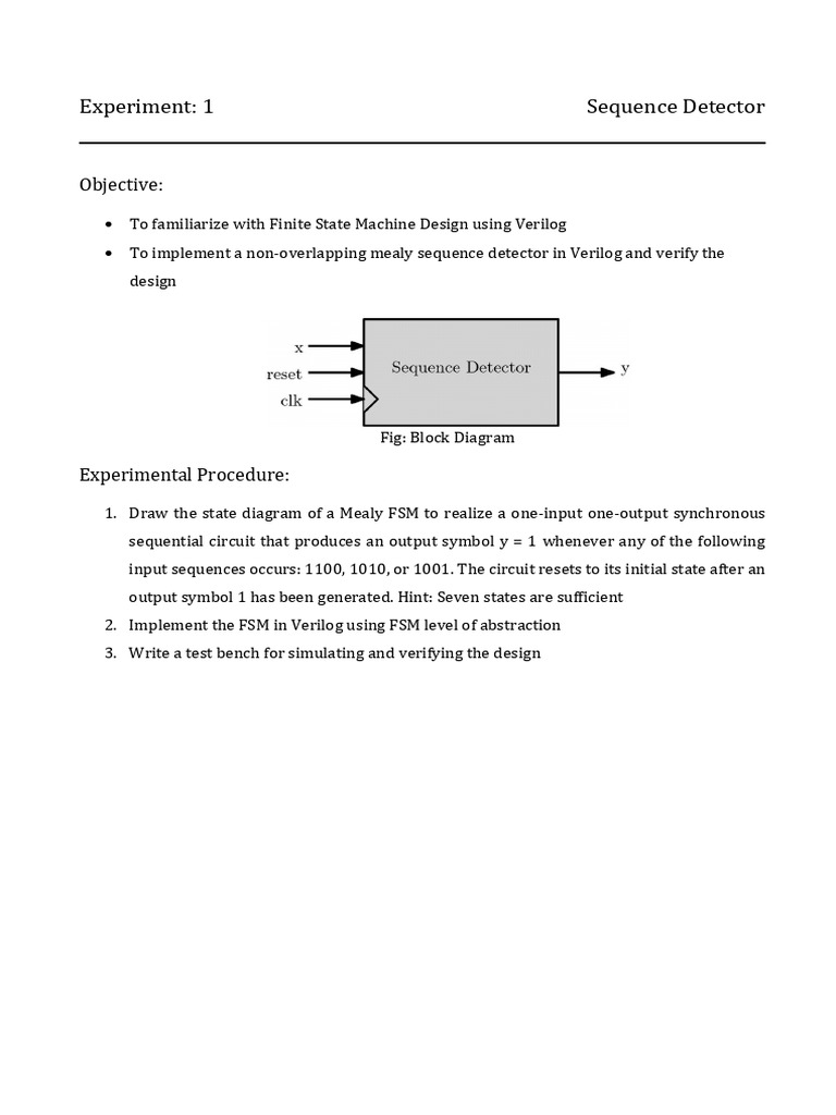 Lab Experiment 1 | PDF