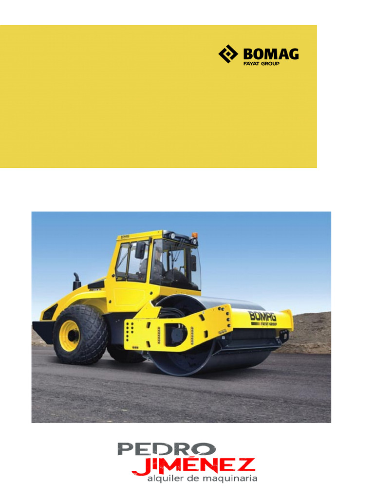 Ficha Bomag BW211D40 | PDF | Mecanica clasica