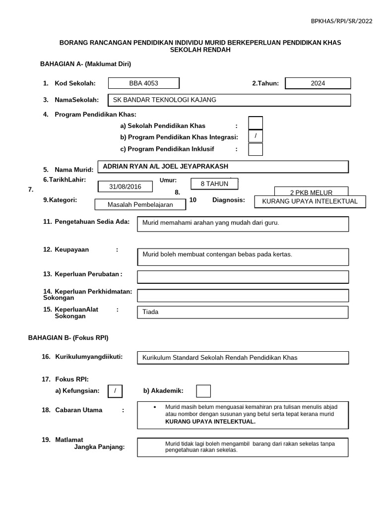 Rpi Kefungsian Adrian Joel | PDF