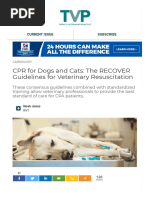 J Vet Emergen Crit Care - 2012 - Rozanski - RECOVER Evidence and ...