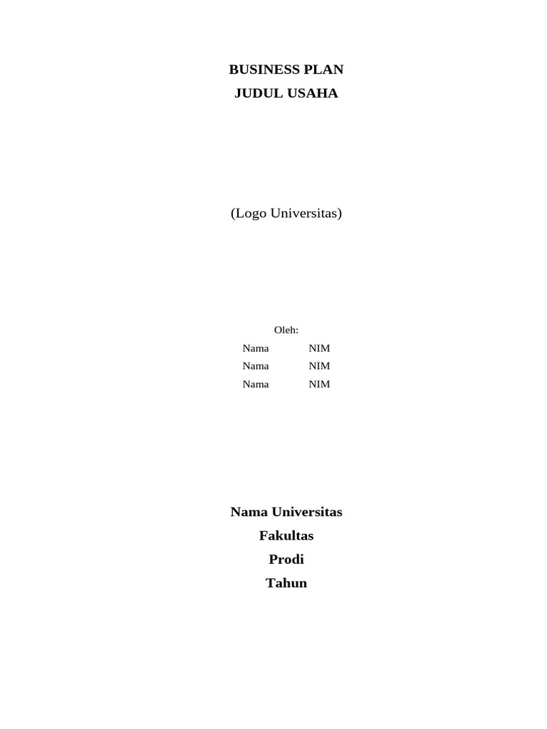 Proposal Kewirausahaan Kel 3 | PDF