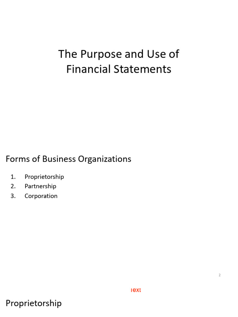 Purpose of Financial Statements Explained | PDF | Balance Sheet ...