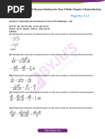 RD Sharma Class9 Important Questions | PDF
