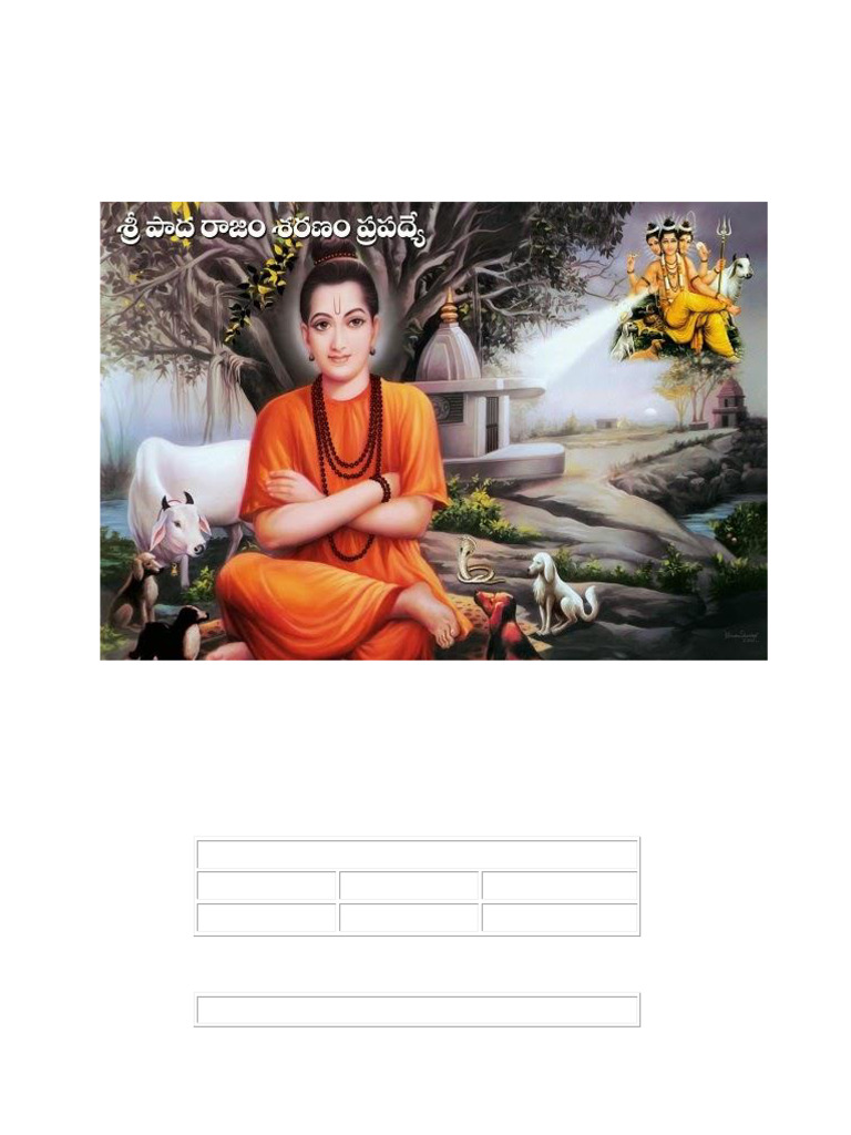 Sripada Srivallabha Charithamrutham | PDF
