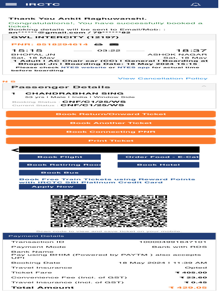 IRCTC Next Generation ETicketing System 3 | PDF