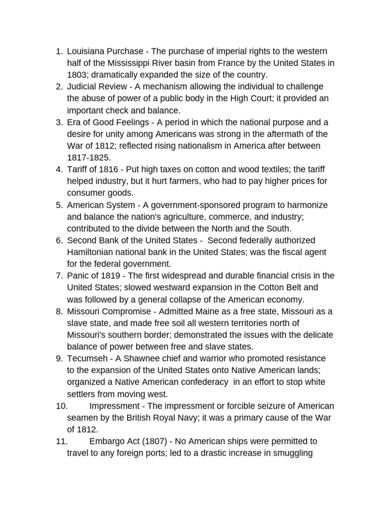 Unit 4 Historical IDs APUSH | PDF | Slavery In The United States | The ...