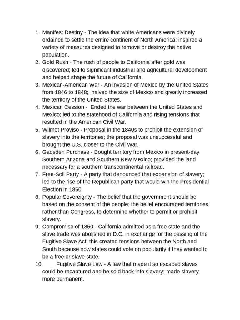 Unit 5 Historical IDs APUSH | PDF | Reconstruction Era | American Civil War