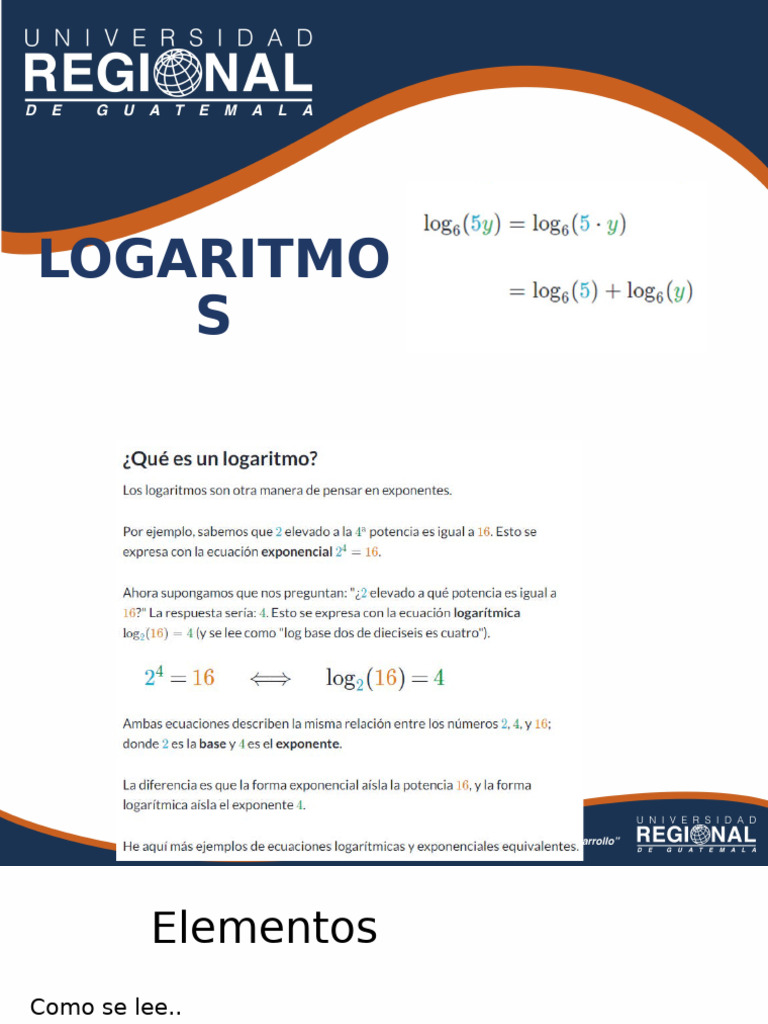 Logaritmo | PDF