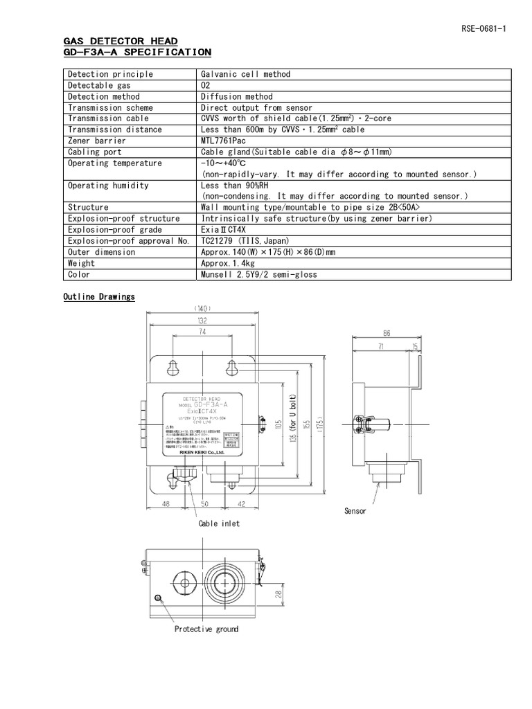 RSE-0681-1 GD-F3A-A Spec | PDF
