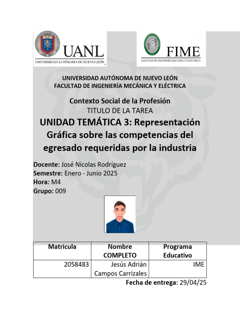 JACC 2058483 Unidad Temática 3 Cont. Soc. | PDF | Ingenieria Eléctrica ...