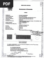 Rent Agreement With E-Stamp Paper - Karnataka - Esahayak | PDF | Lease | Leasehold Estate
