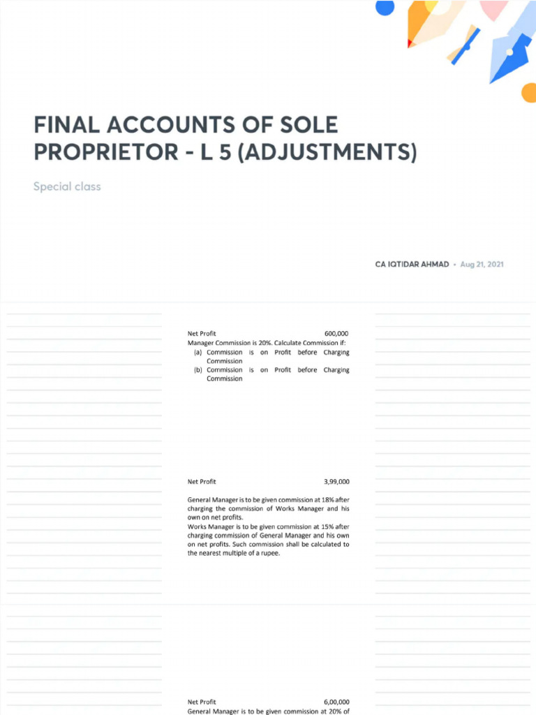 FINAL_ACCOUNTS_OF_SOLE_PROPRIETOR__L_5_ADJUSTMENTS_no_anno | PDF