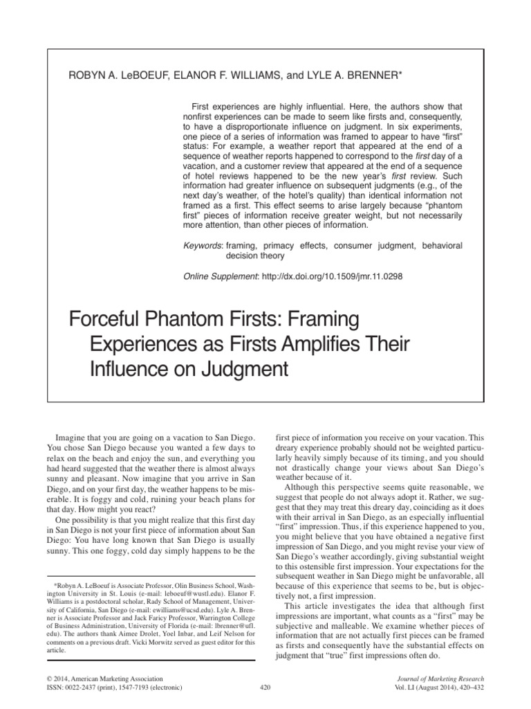 Primacy Effect | PDF | Cognitive Science | Cognitive Psychology