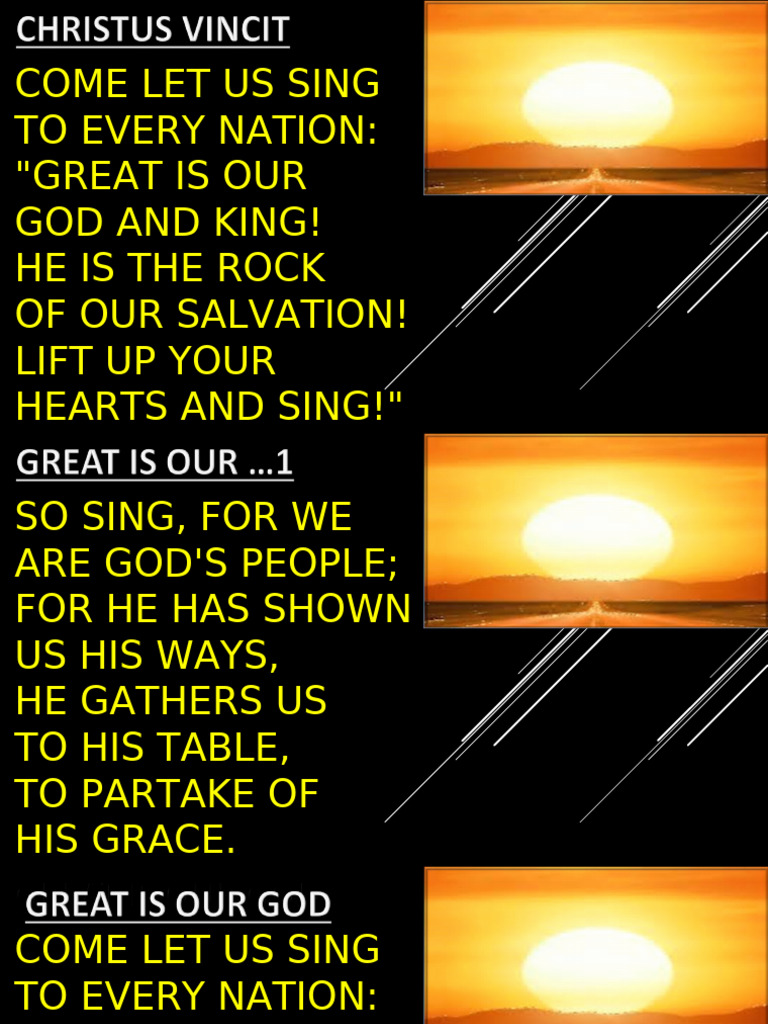 Christus Vincit | PDF