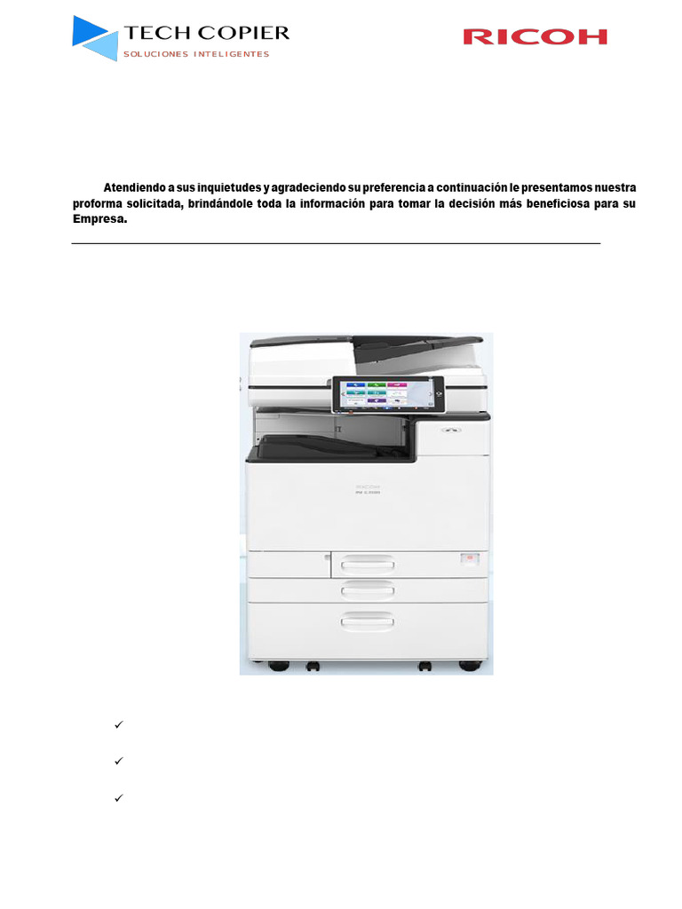 Ricoh Im C3000 Nueva | PDF | Informática | Ingeniería Informática