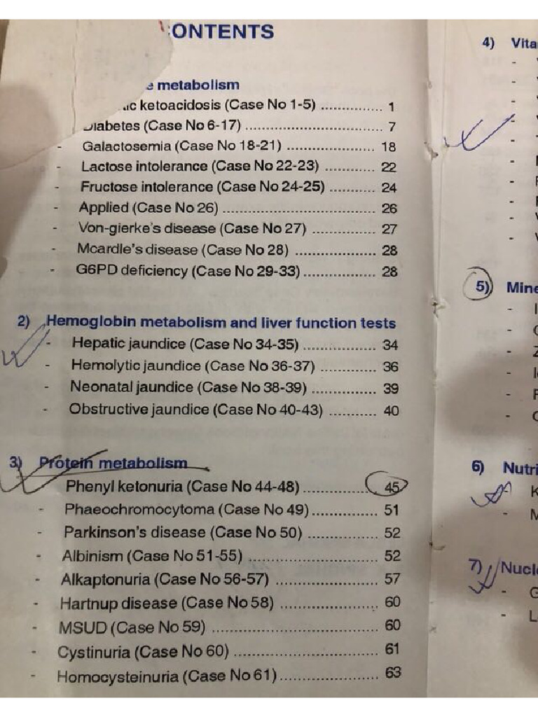 Singhal's - Biochemistry Case Studies | PDF
