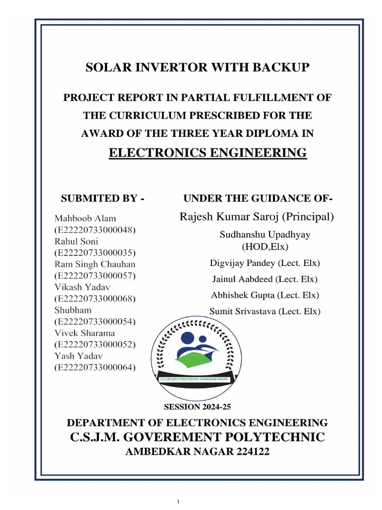 Major Project Report Group | PDF