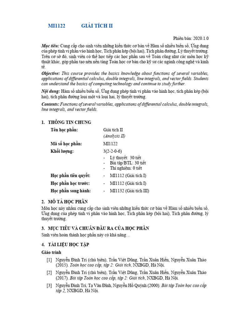 DecuongGT2 18 1 2020 Nhom2 | PDF